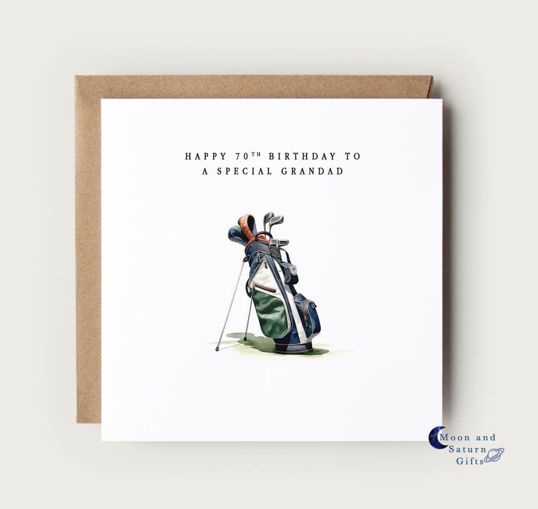 Golf Birthday Card | Card for Golfer | Card for Him | Personalised ...