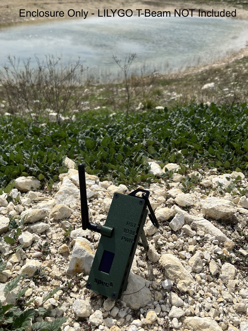 Spec5 Tactical Green PETG Enclosure Case for Meshtastic Lilygo T-beam ...