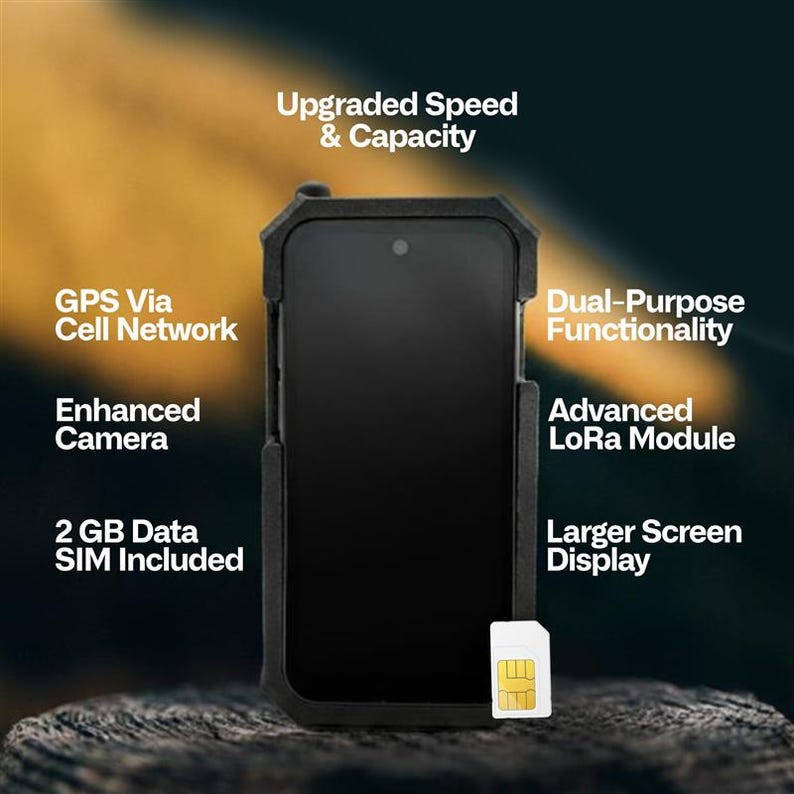 Spectre Pro Lora Meshtastic Android Phone – Rugged Carbon-fiber Build ...