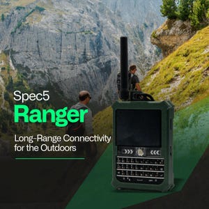 Spec5 Ranger Meshtastic Lora Radio With Keyboard, Touch-screen, and ...