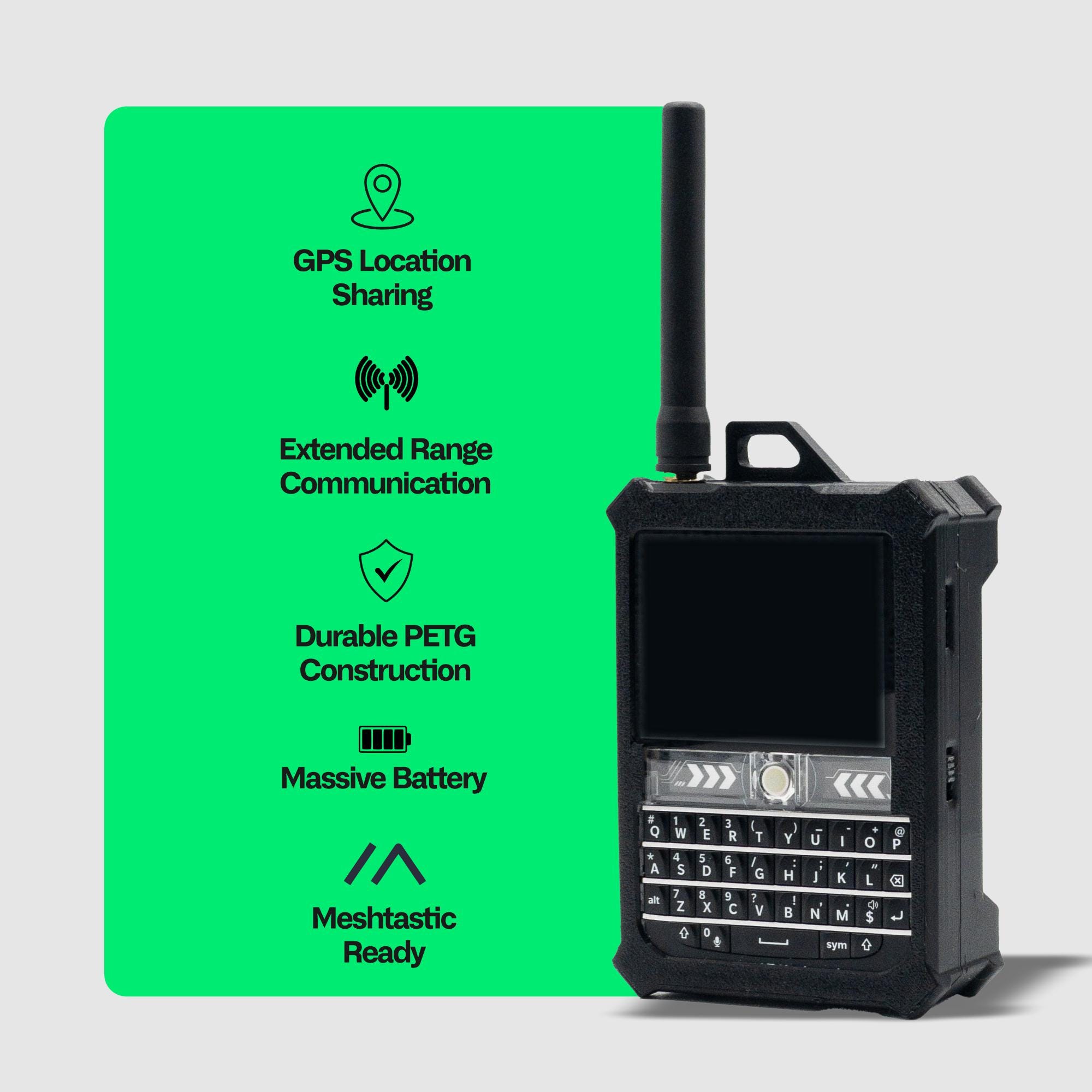 Spec5 Ranger Magnum Lora Communication Device Meshtastic Off-grid Radio ...