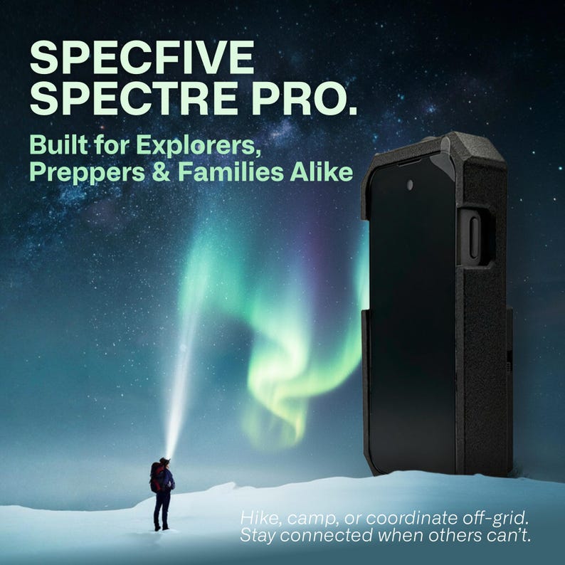Spectre Pro Lora Meshtastic Android Phone – Rugged Carbon-fiber Build ...