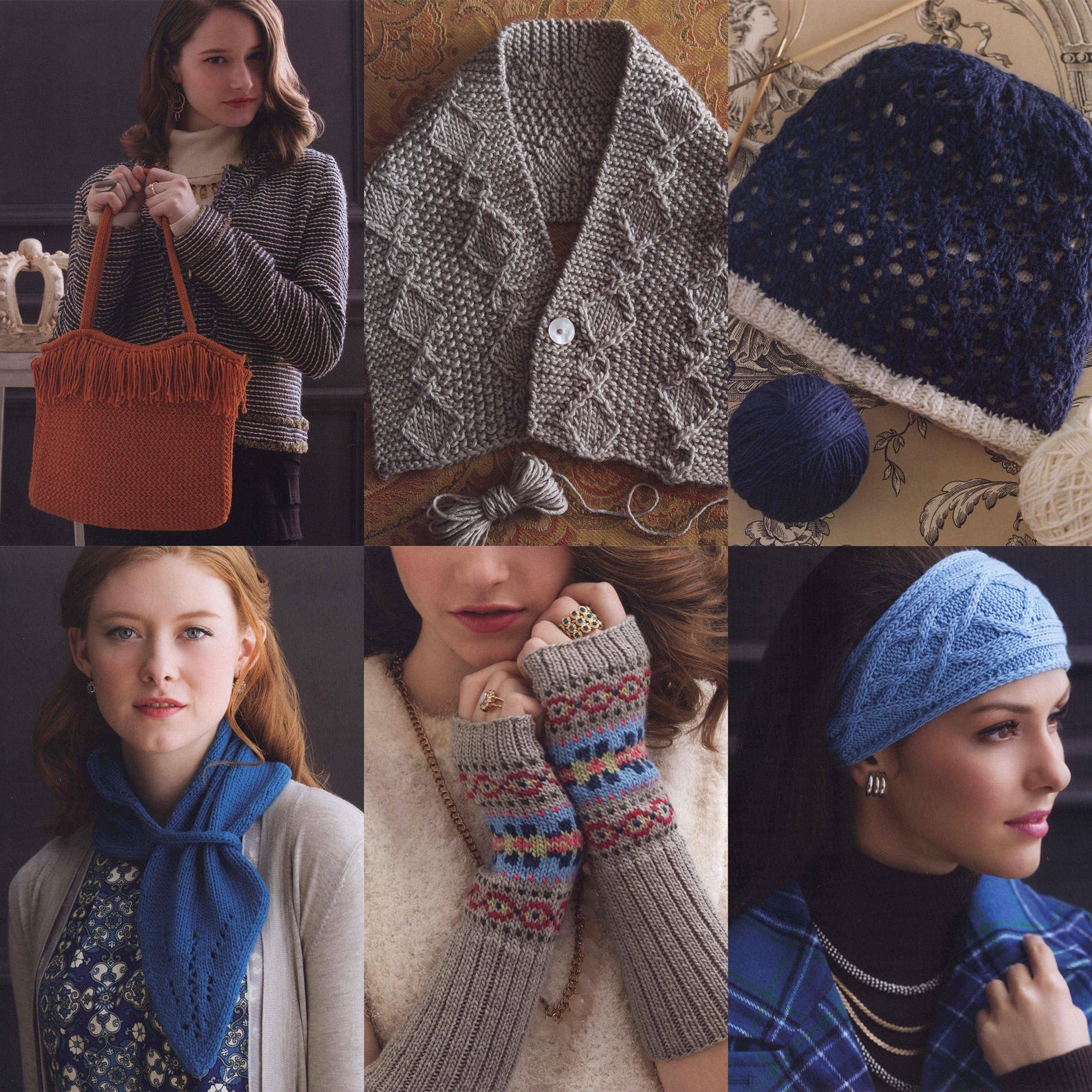 Ladies’ Hat, Mittens, Cape, Cowl, Shawl, Socks, Beret, Headband, Arm ...