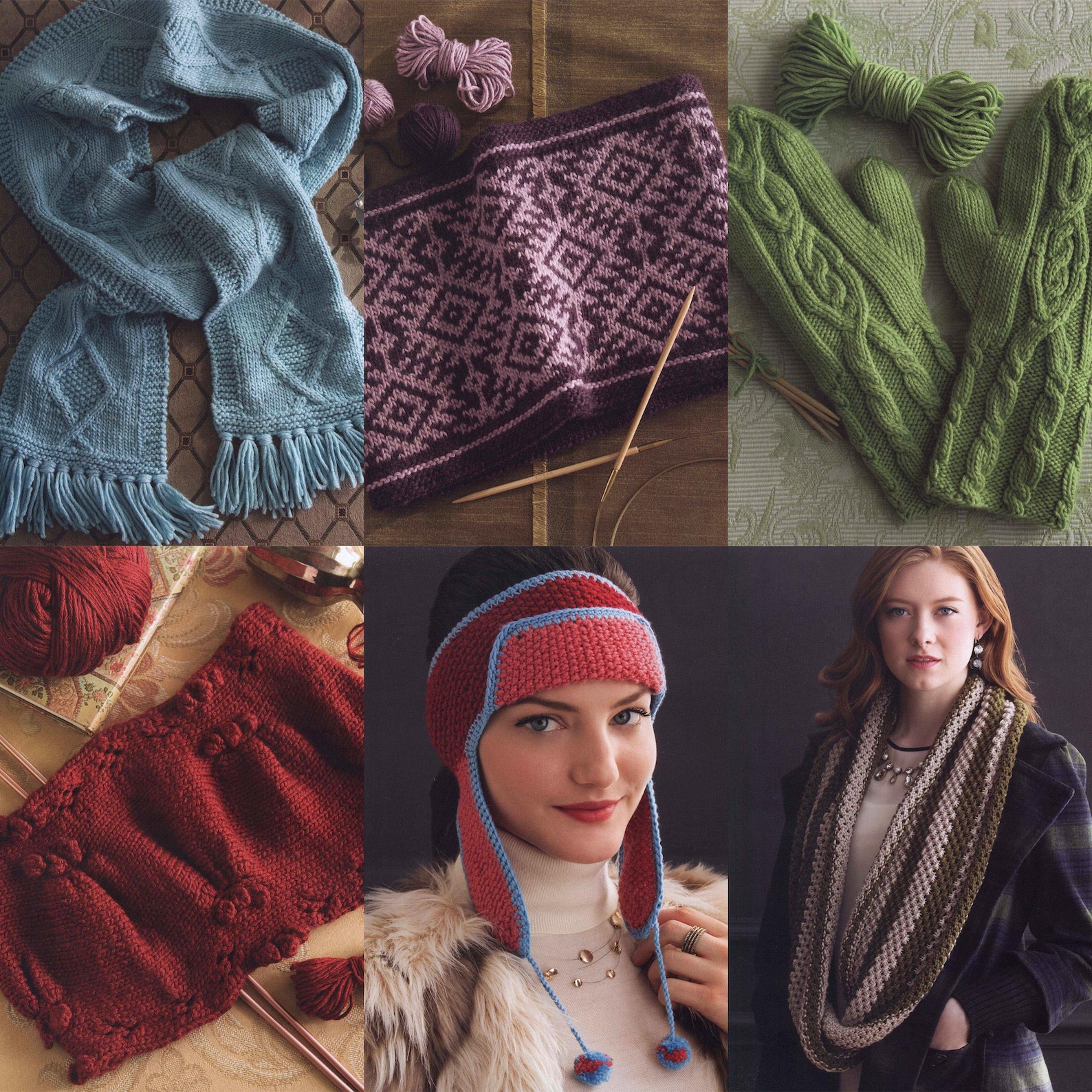Ladies’ Hat, Mittens, Cape, Cowl, Shawl, Socks, Beret, Headband, Arm ...
