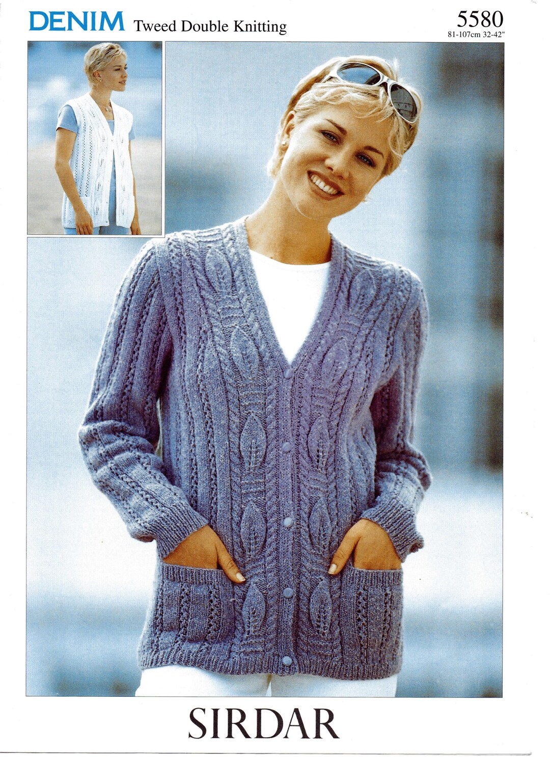 Vintage Womens Cardigan and Waistcoat Knitting Pattern Pdf, 32 - 42 ...