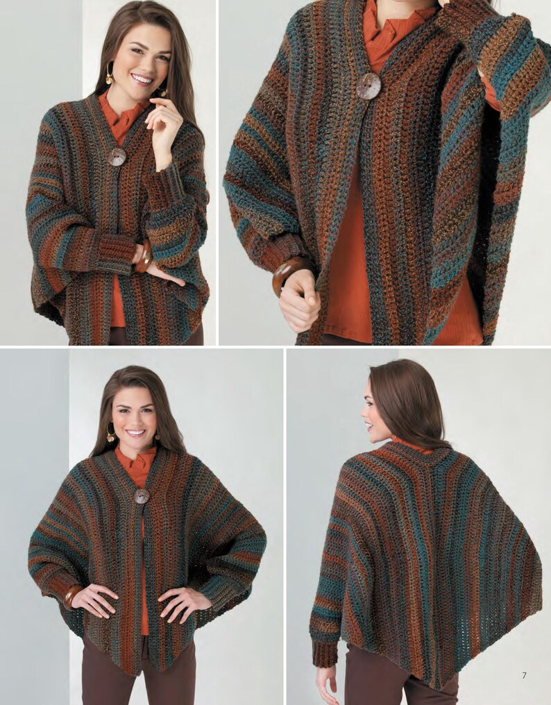 Womens Shawl Crochet and Knitting Pattern Pdf, 8 Shawls Design Knitting ...