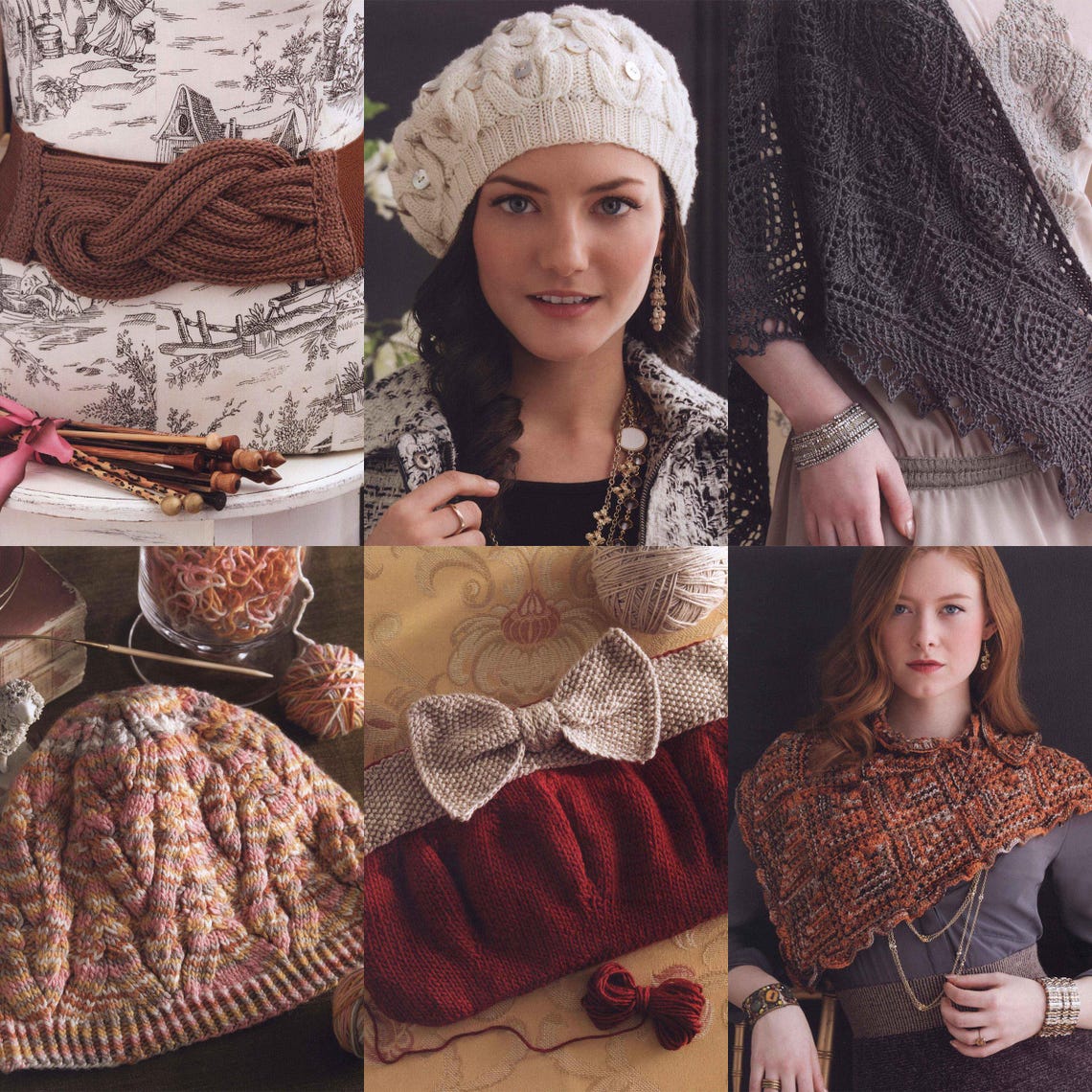 Ladies’ Hat, Mittens, Cape, Cowl, Shawl, Socks, Beret, Headband, Arm ...
