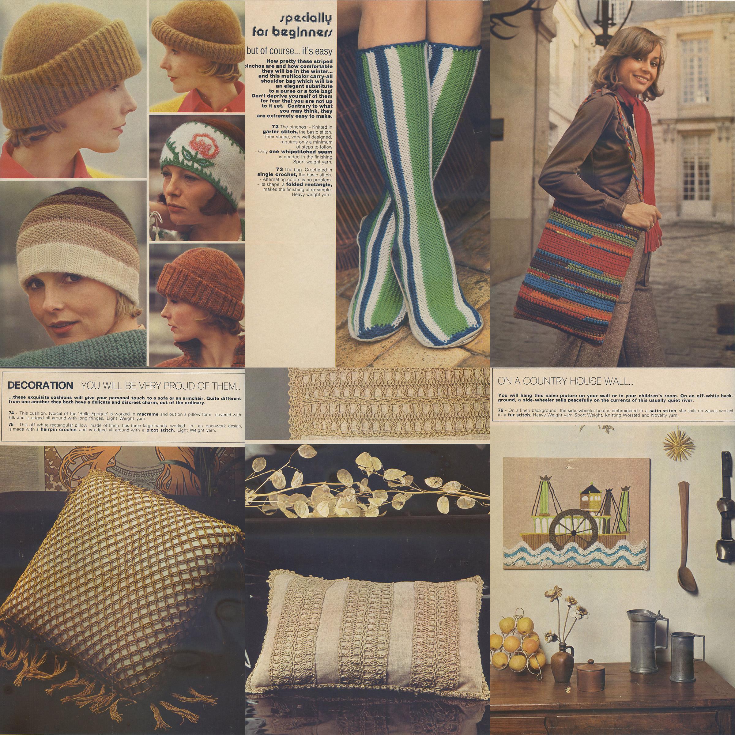 Vintage Knitting and Crochet Pattern Pdf Magazine, 50 Vintage Crochet ...