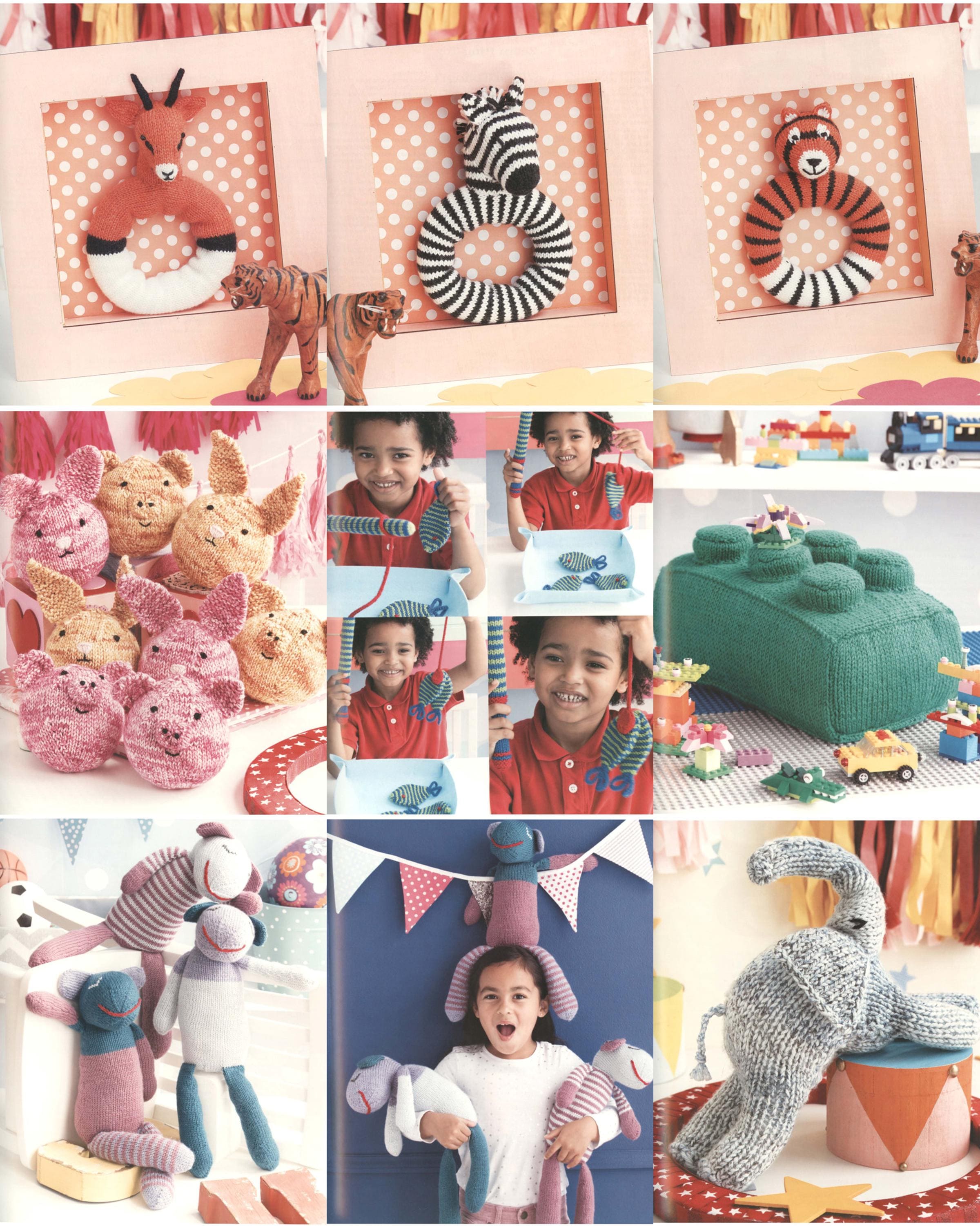 Kids Knitted Toys Knitting Pattern Pdf, 60 Quick Knitted Toys Knitting ...