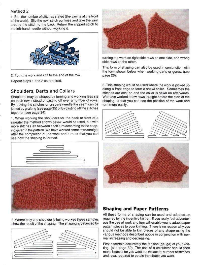 Knitting Techniques PDF Ebook: All You Need to Know About Hand Knitting ...