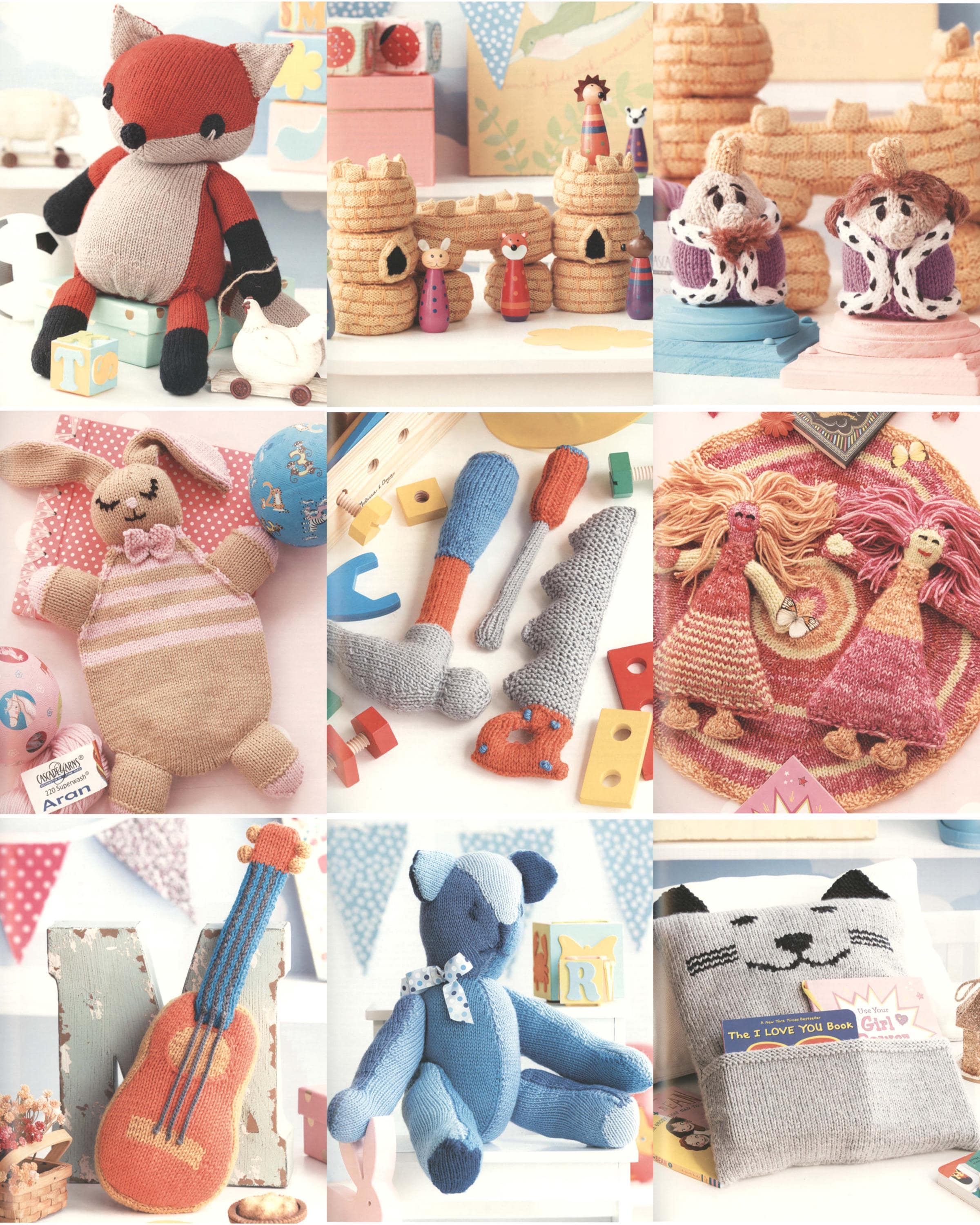 Kids Knitted Toys Knitting Pattern Pdf, 60 Quick Knitted Toys Knitting ...
