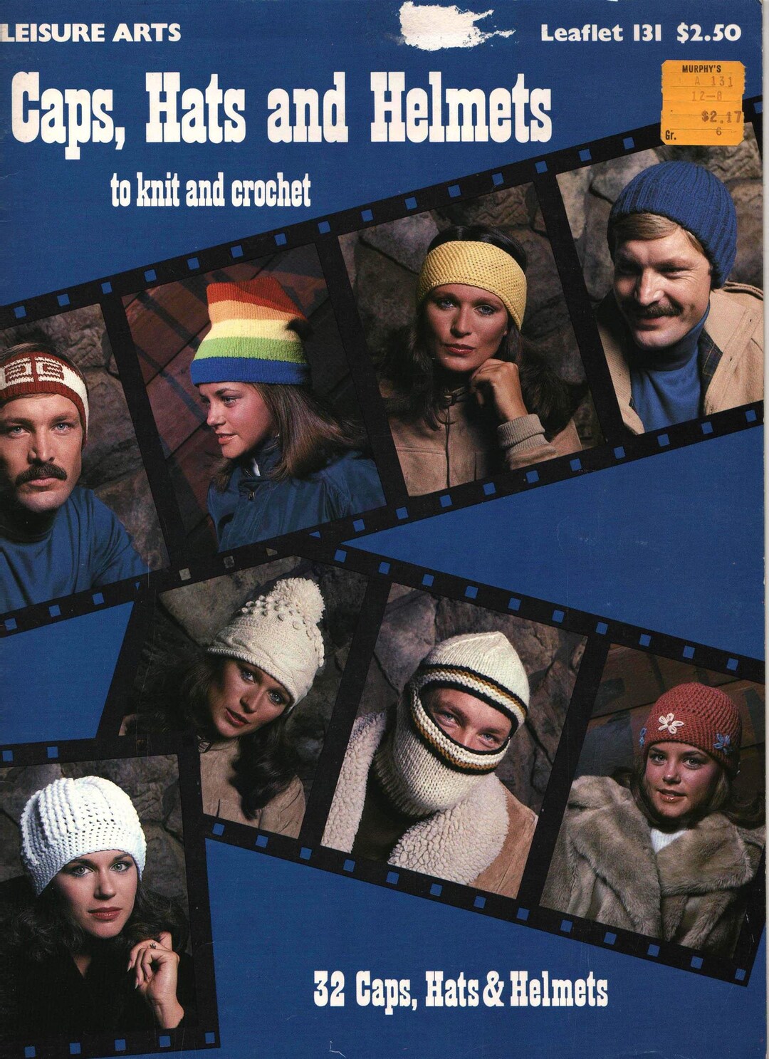 Vintage Cap, Hat, Helmet Knitting and Crochet Pattern Pdf, 32 Caps ...