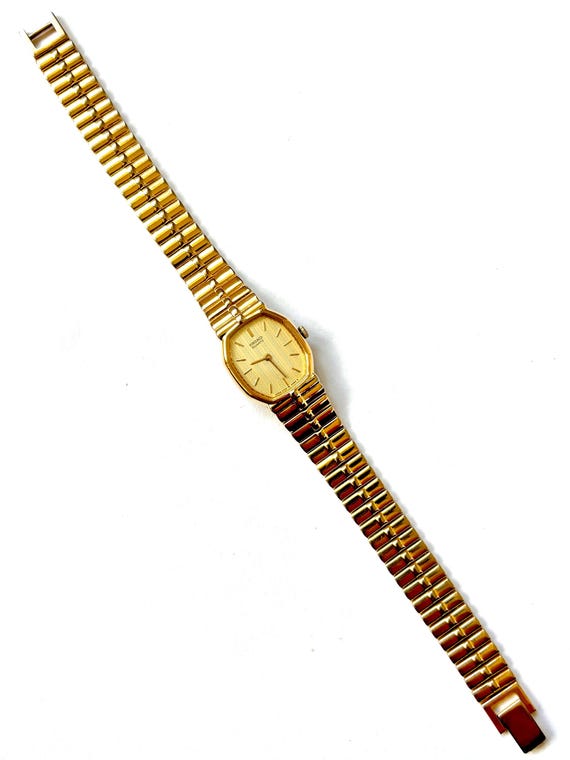 Rare 90s Vintage Seiko gold dainty watch for ladies, … - Gem