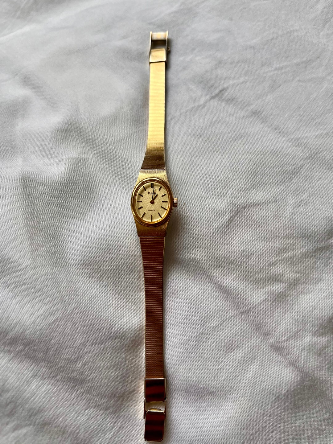 Dainty Vintage Pulsar Ladies Watch With Oval Dial - Etsy
