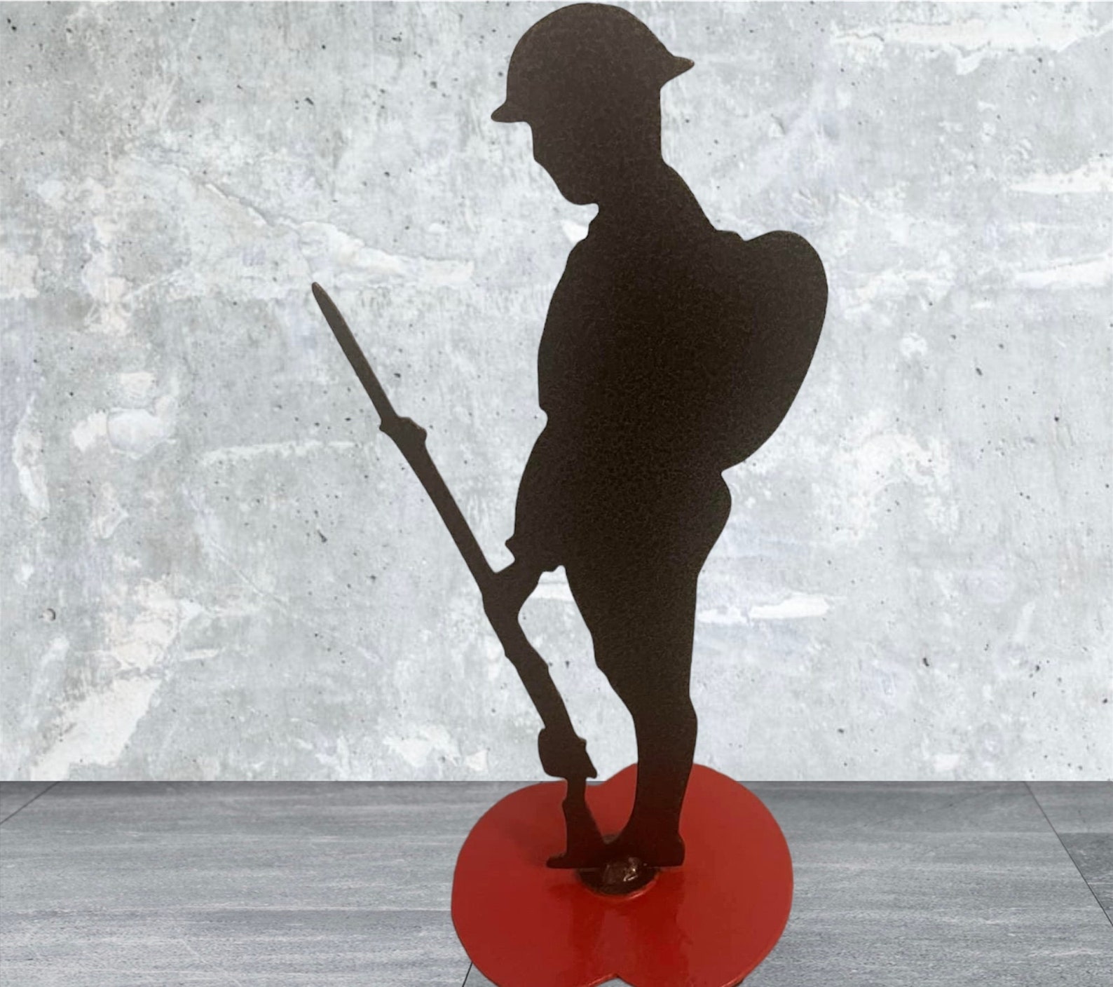 Lest We Forget Tommy Soldier Silhouette Military Statue Remembrance Day ...