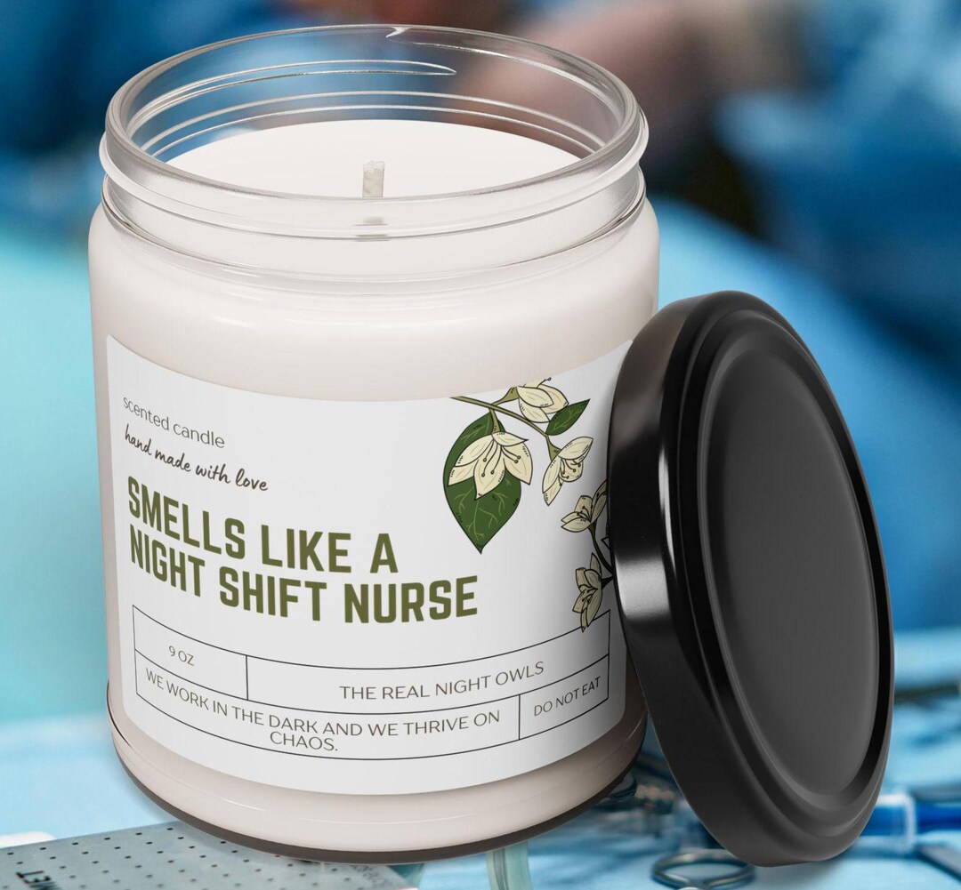 Nurse Gift, RN Night Shift, Sarcastic Humor Candle, Offensive LPN ...