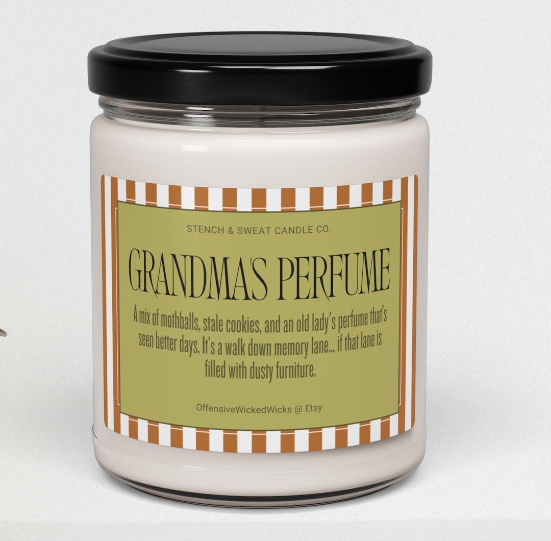 Grandma's Perfume, Moth Balls, Sarcastic, Offensive Gag Gift ...