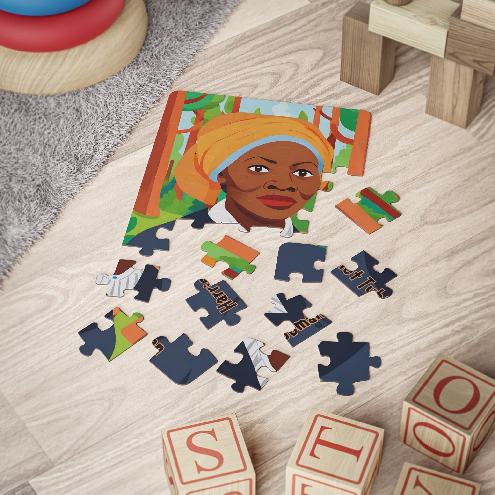 Harriet Tubman African American Puzzle, Black History, Educational ...