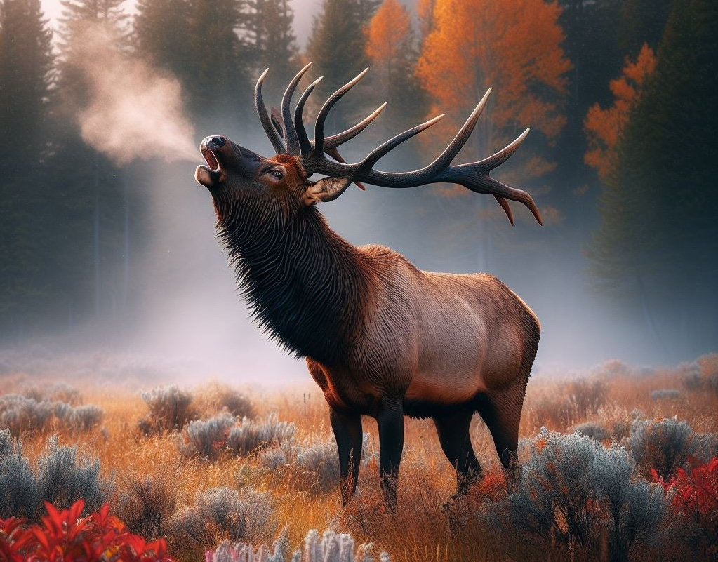 Elk Bugling - Phone/computer Wallpaper - Etsy