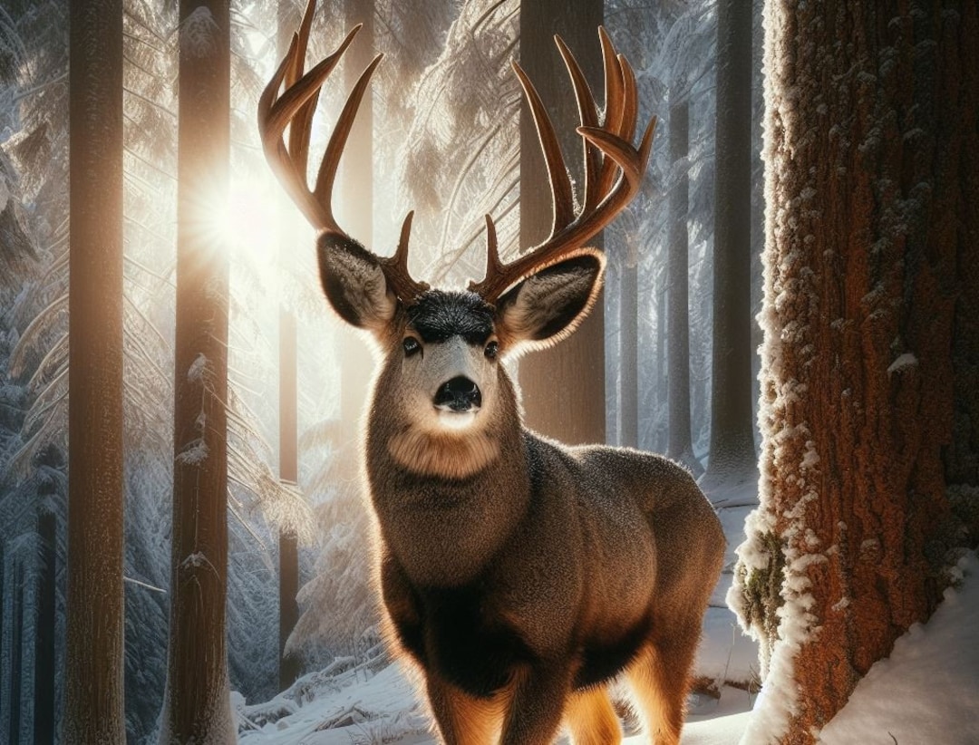 Mule Deer - Phone/computer Wallpaper - Etsy