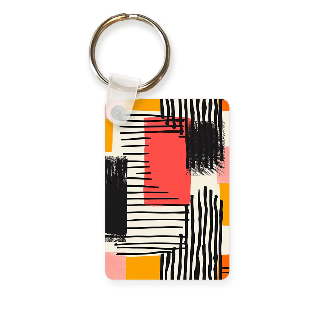 Abstract Shapes 40'S 50'S 60'S Mid-century, Key Chains Retro, Creative ...