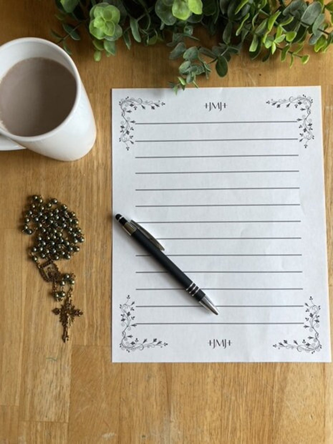 Catholic Letterhead Stationery - Etsy