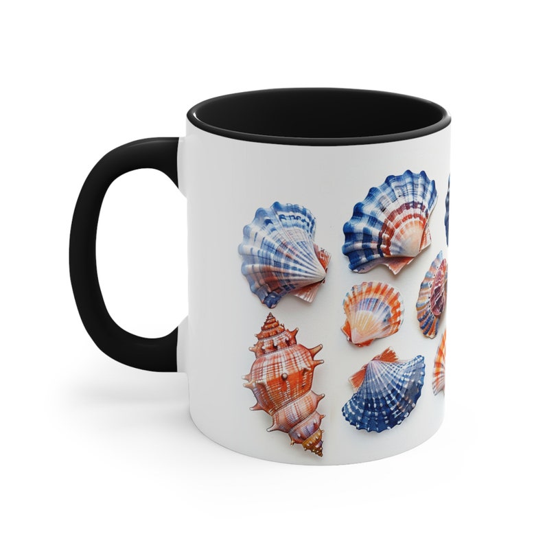 Sea Shells Mug Coffee Mug, Tea Mug, Nature, Present, Gift, Birthday ...