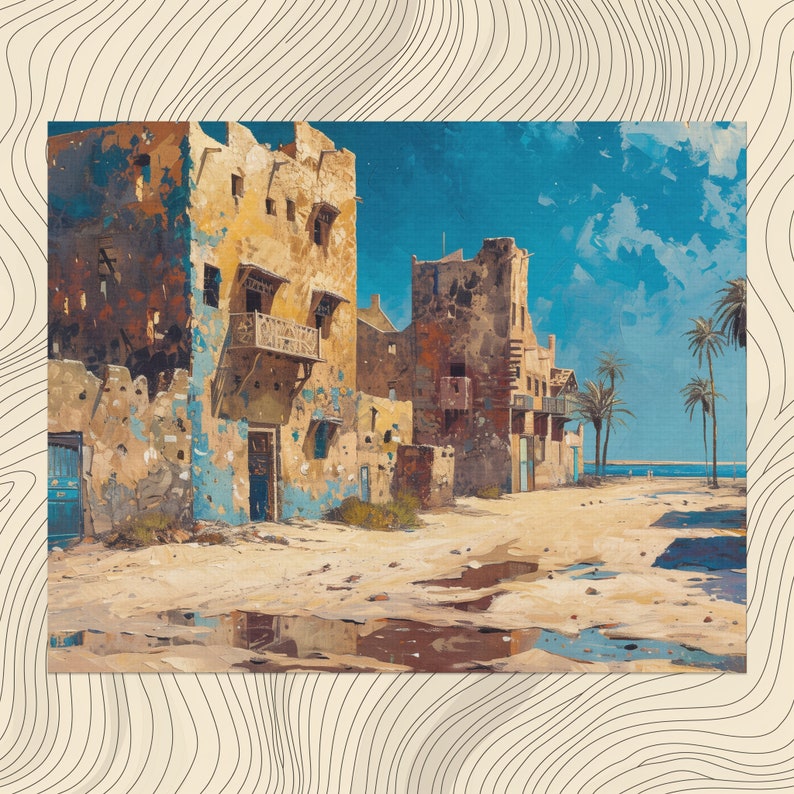 Somalia Canvas Wall Art, High Resolution Detailed Illustration of ...
