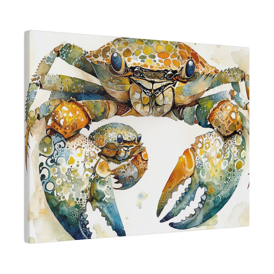 Crab Canvas Wall Art Majestic Ocean Marine Life Artwork Baby Gift ...