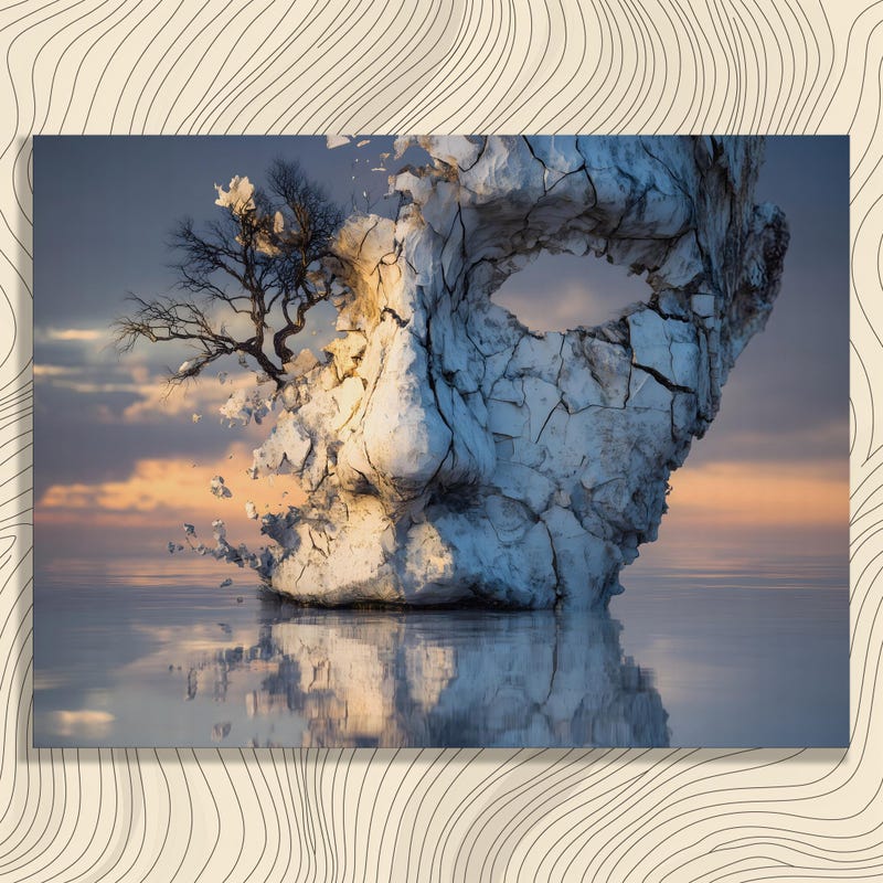 Cracked Mask - Etsy