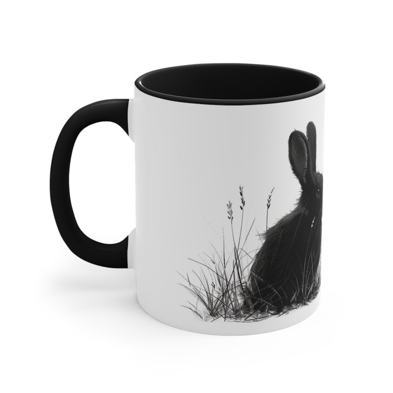 Rabbits Mug Coffee Mug Tea Cup Cute Pets Animals Present Gift Birthday ...