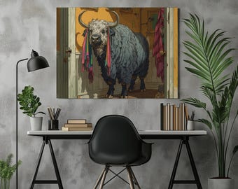 Yak Print - Etsy