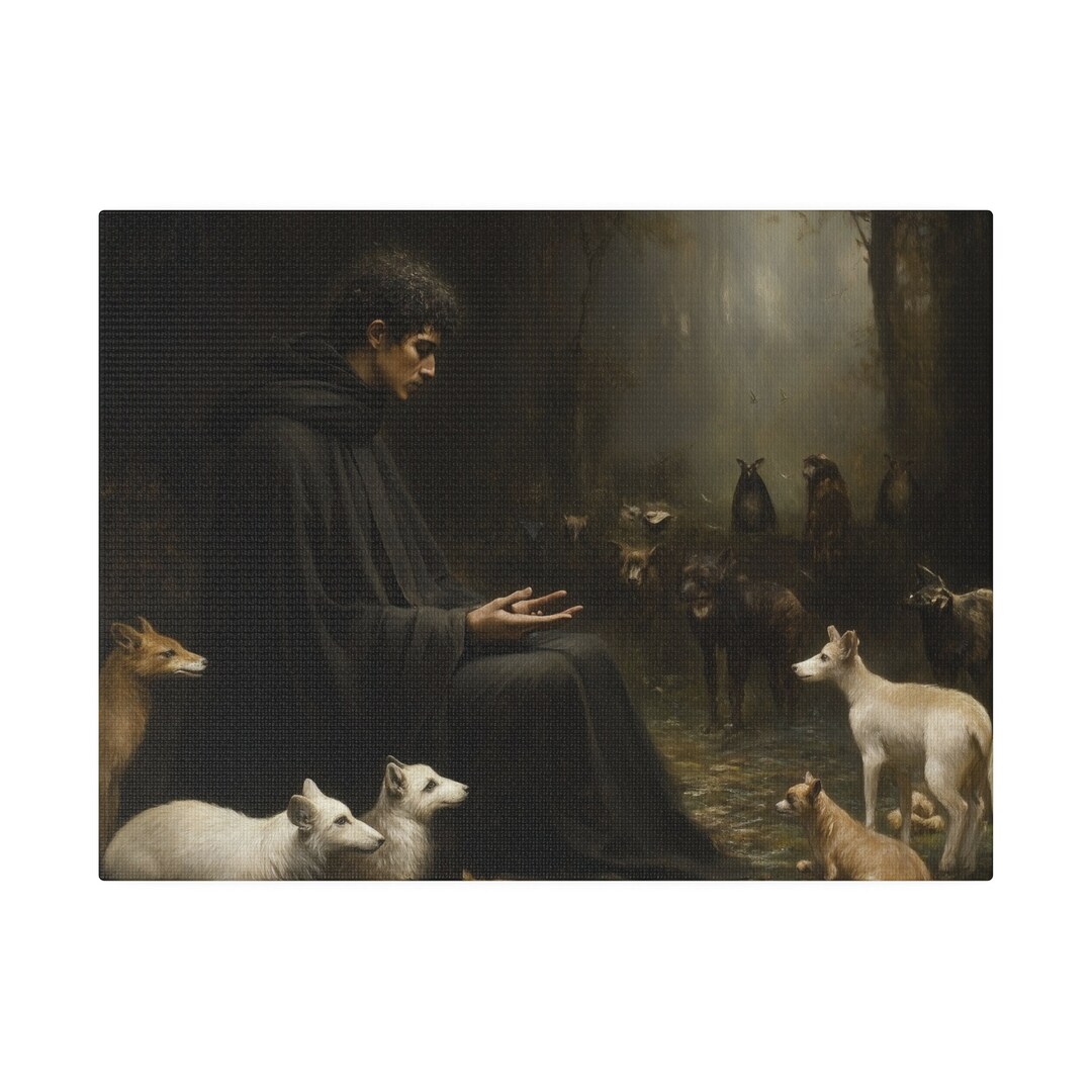 Saint John Macias Canvas Wall Art, Spiritual and Christian Decoration ...