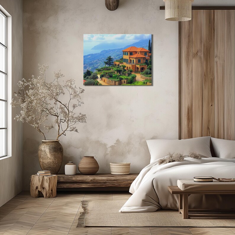 Lebanon Canvas Wall Art, Vibrant Lebanese Print for Home Decor and ...