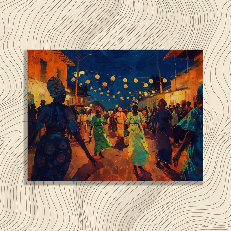 Togo Africa Paintings - Etsy