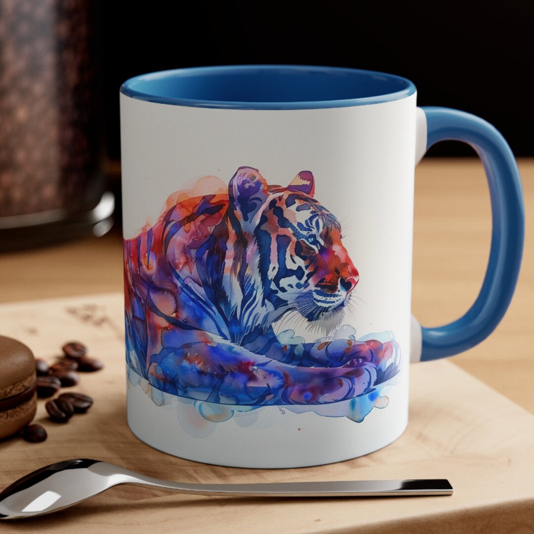 Stunning Tiger Mug | Animal Lover, Coffee Mug, Tea Mug, Nature, Present ...