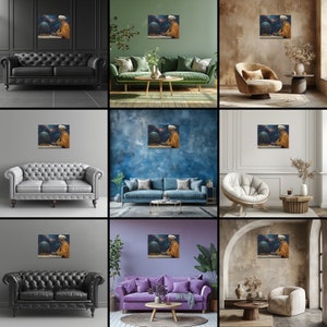 Al Biruni Canvas Wall Art, Islamic Star Gazing Art Print for Home Decor ...