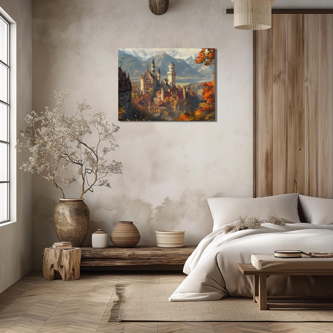 Germany Canvas Wall Art, German Scenery, Nostalgic Oil Painting ...