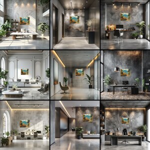 Colombia Canvas Wall Art Vibrant Scenery, Detailed Oil Paint, High ...