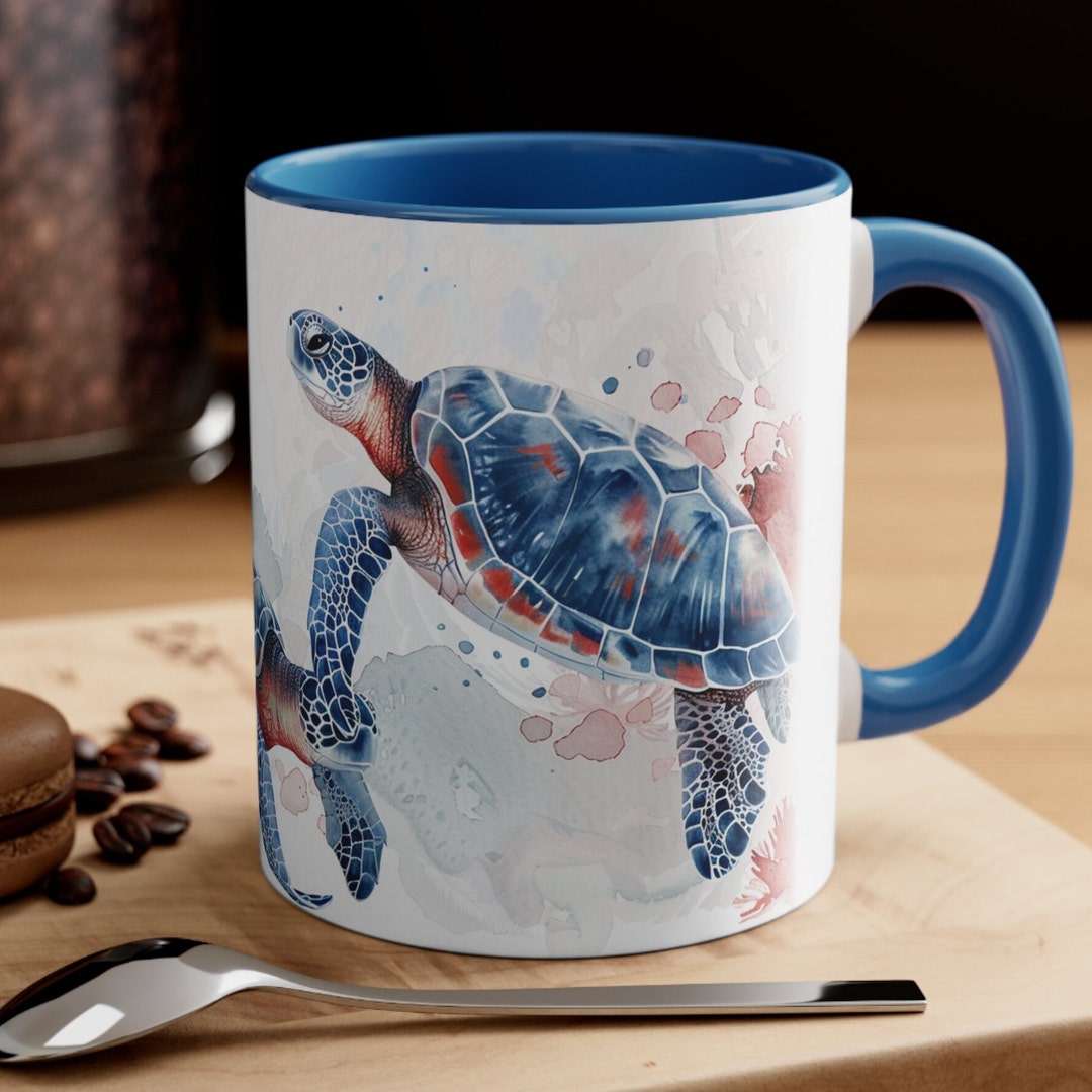 Sea Turtles Mug - Coffee Mug, Tea Mug, Nature, Present, Gift, Birthday ...