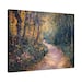 Forest Trail Canvas Wall Art, Nature Path Decor Art, Woodland Scene ...