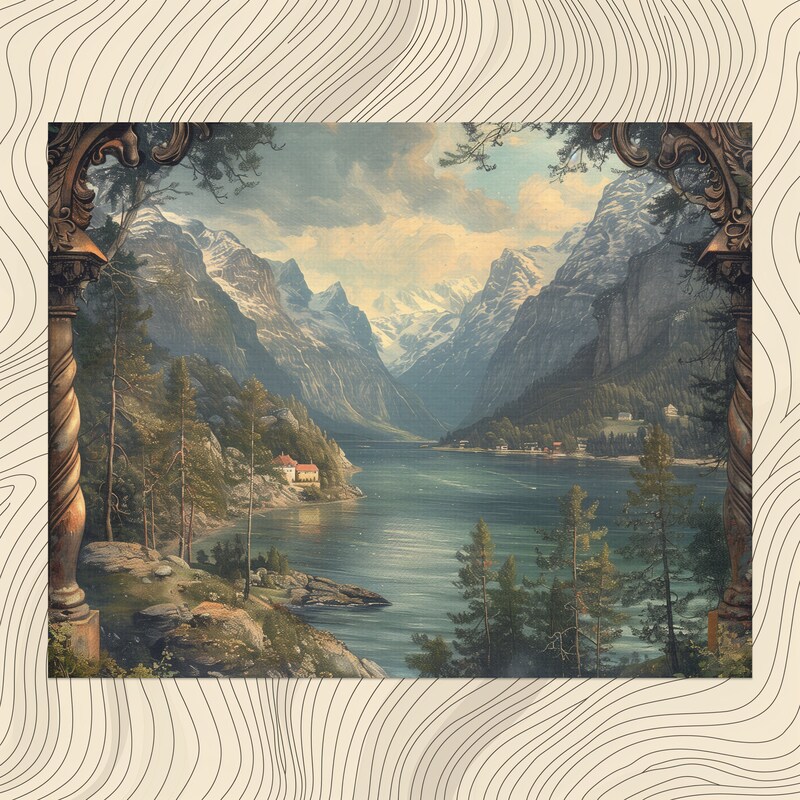 Norwegian Art - Etsy