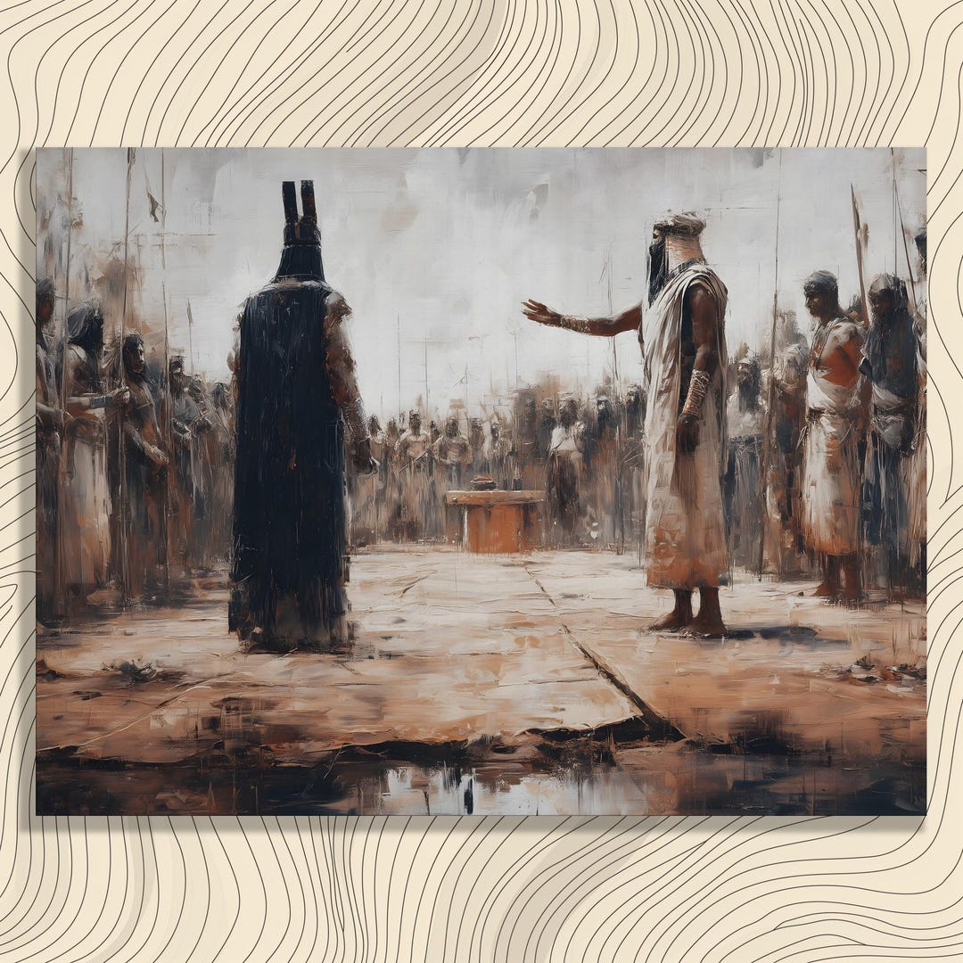 Ancient Egyptian Ceremony Canvas Wall Art - Ancient Egypt Art Print ...
