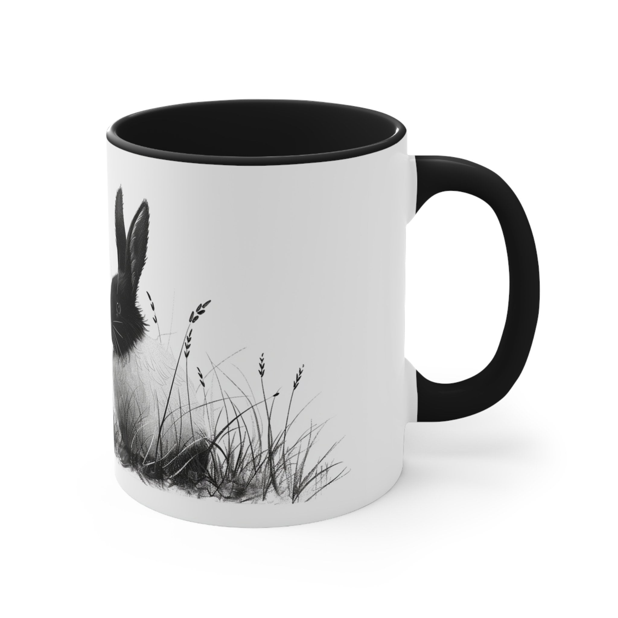 Rabbits Mug Coffee Mug Tea Cup Cute Pets Animals Present Gift Birthday ...