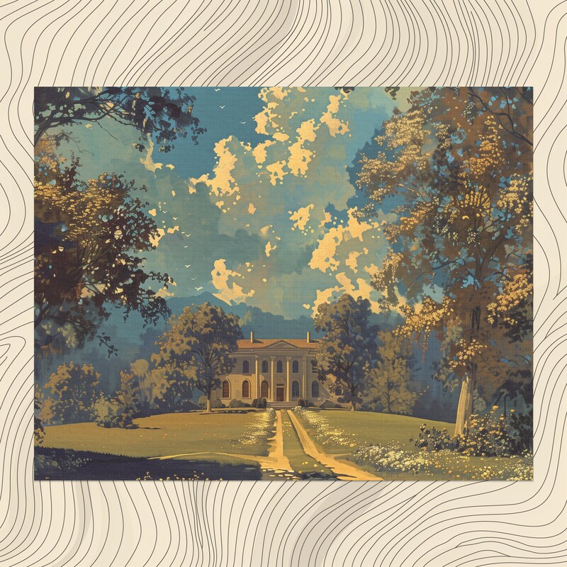 Colonial Wall Mural - Etsy
