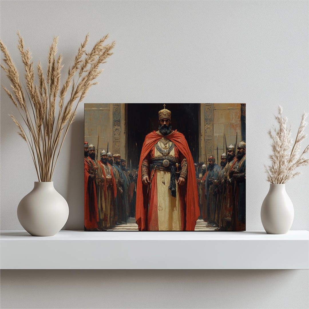 Sultan Suleiman Ottoman Empire Canvas Wall Art – Regal Royalty Painting ...