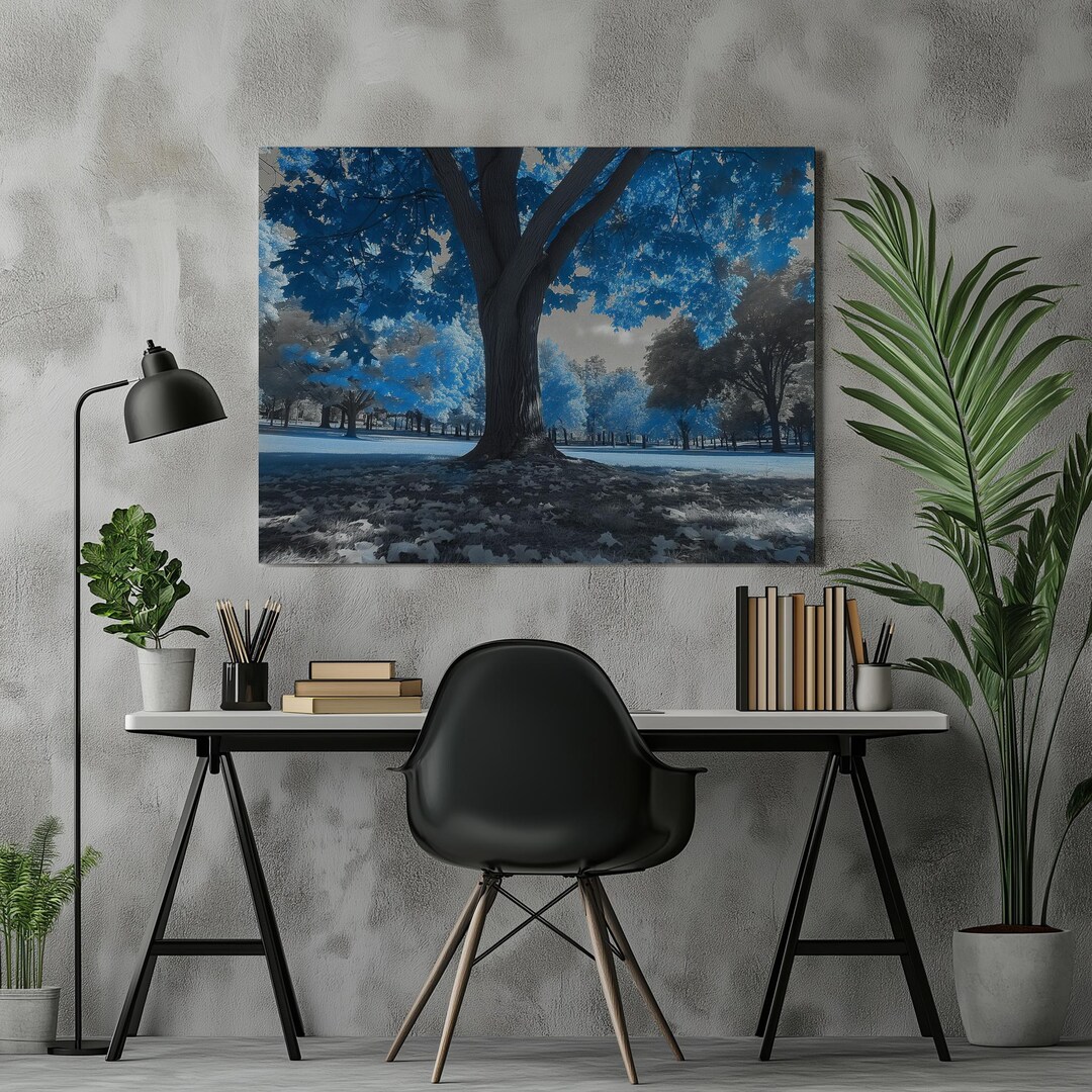 Sycamore Tree Canvas Wall Art, Large Nature Art Print for Home Decor ...