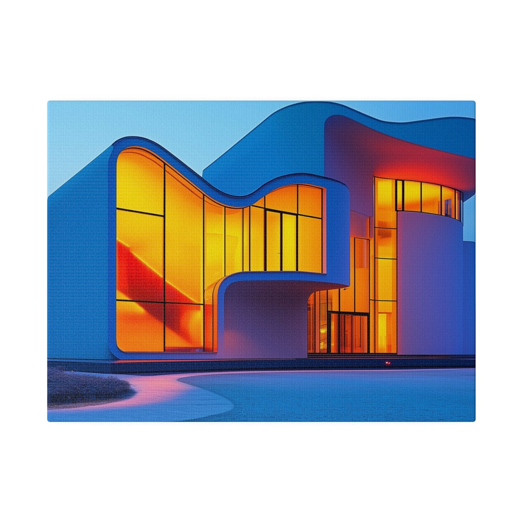 Vitra Campus Canvas Wall Art, Modern Design Decor for Home and Office ...