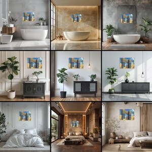 Iraq Canvas Wall Art, Stunning Babylon Ruins Artwork, Colorful ...