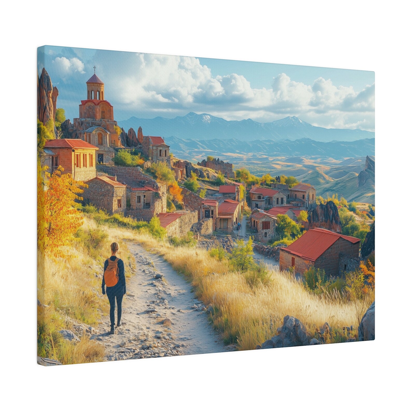 Armenia Canvas Wall Art Realistic Photo Shot, Beautiful Color Image of ...